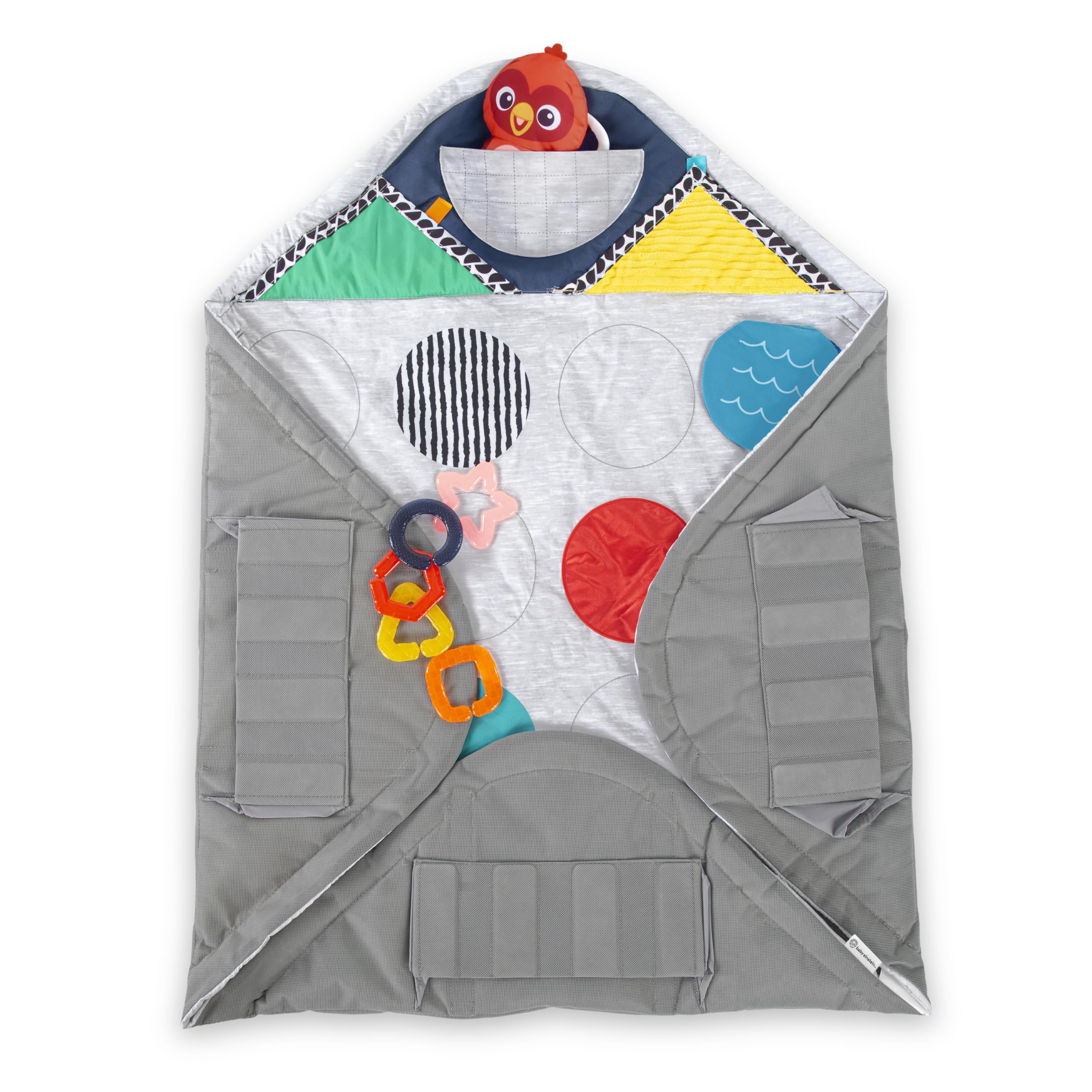 Baby Einstein Sensory Play Space Newborn-to-Toddler Discovery Gym and Play Mat, Ages Newborn +