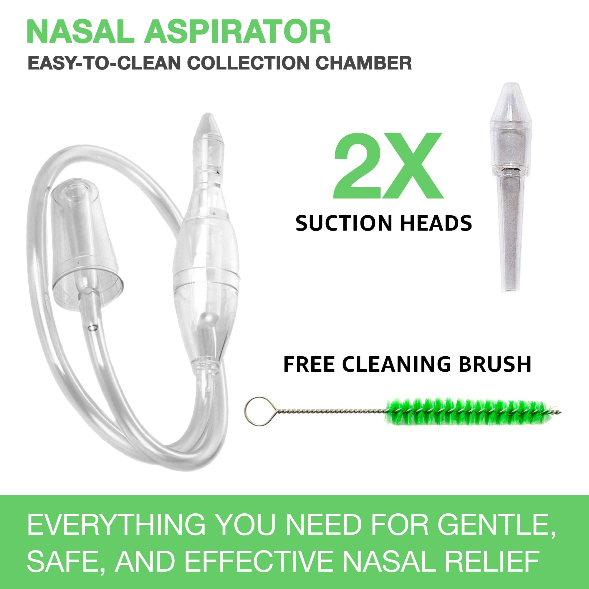 BABY-VAC Baby Nasal Aspirator Safe Hygienic Quick Best Results for Newborns and Toddlers