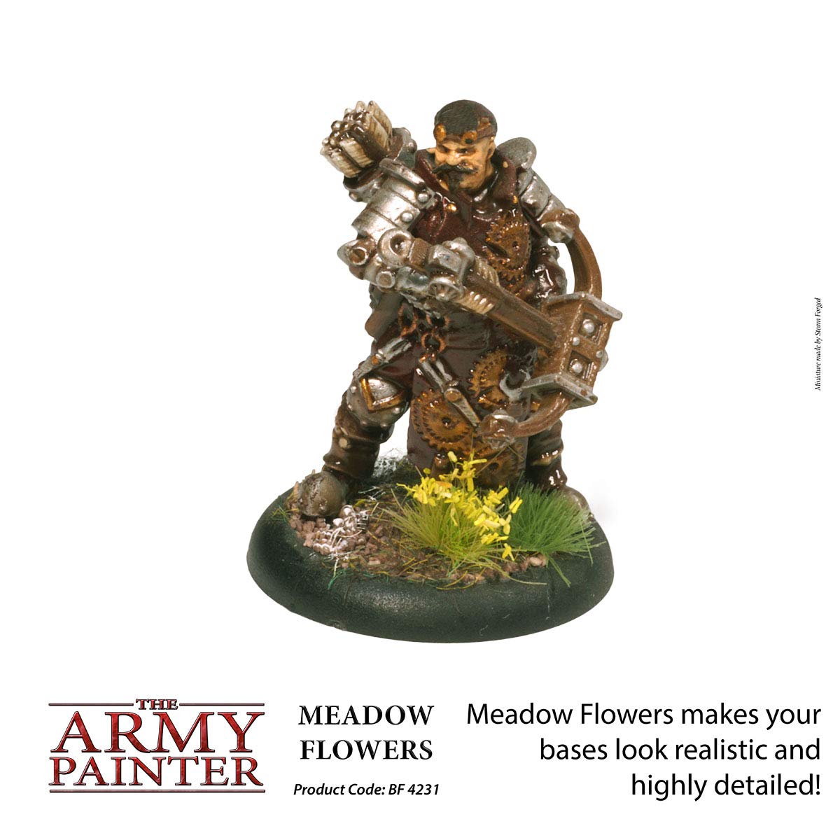 The Army Painter Battlefields, XP - Meadow Flowers Tuft Terrain Model Kit for Miniature Bases and Dioramas - 77 Pcs, 3 Sizes