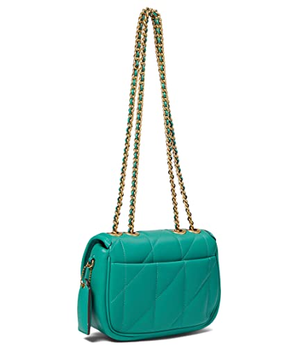Coach Quilted Pillow Madison Shoulder Bag 18 Bright Green One Size