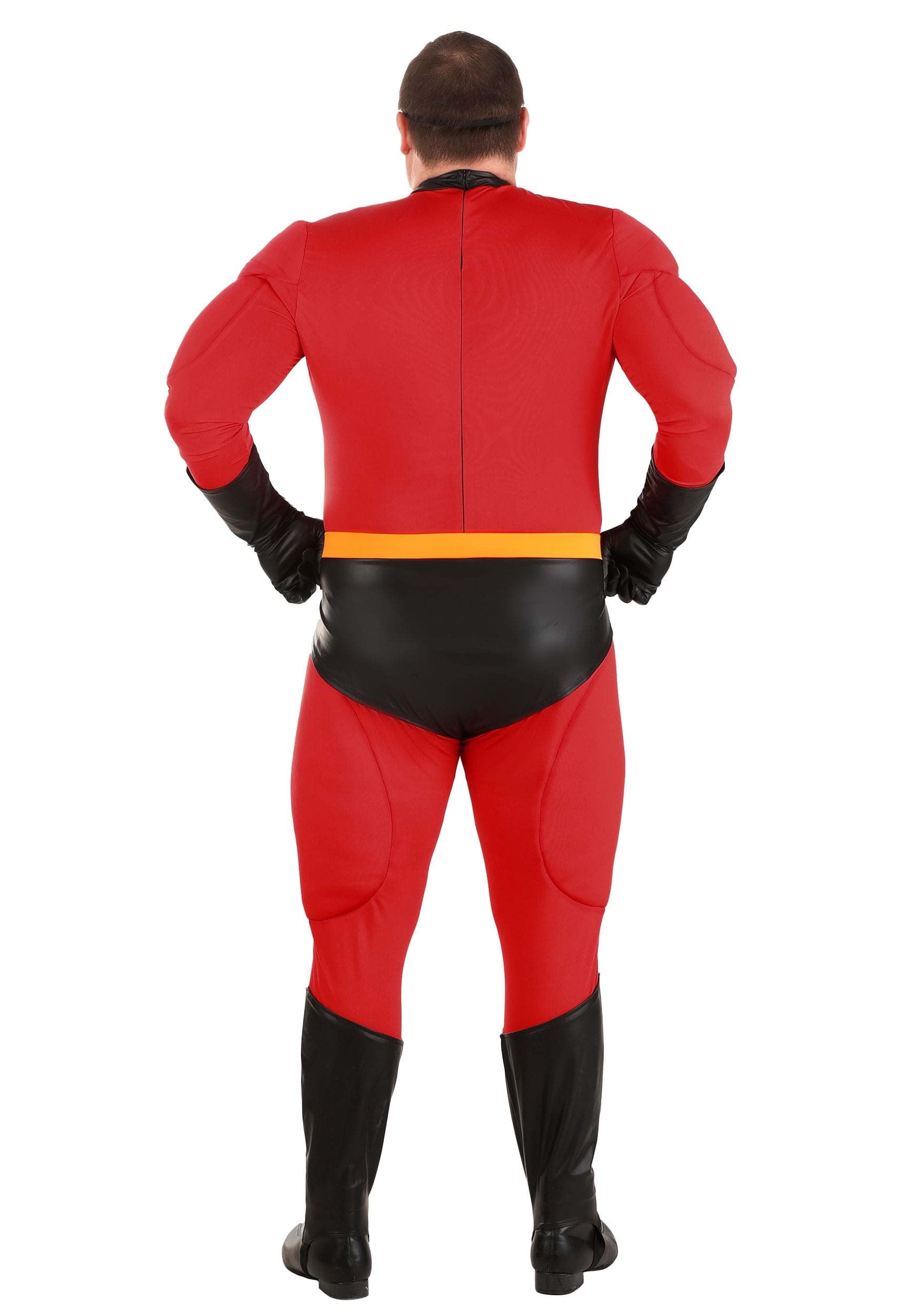 Fun Costumes Disney Pixar The Incredibles Mr. Incredible Plus Size, Red Superhero Suit for Halloween or Cosplay Dress-Up 3X