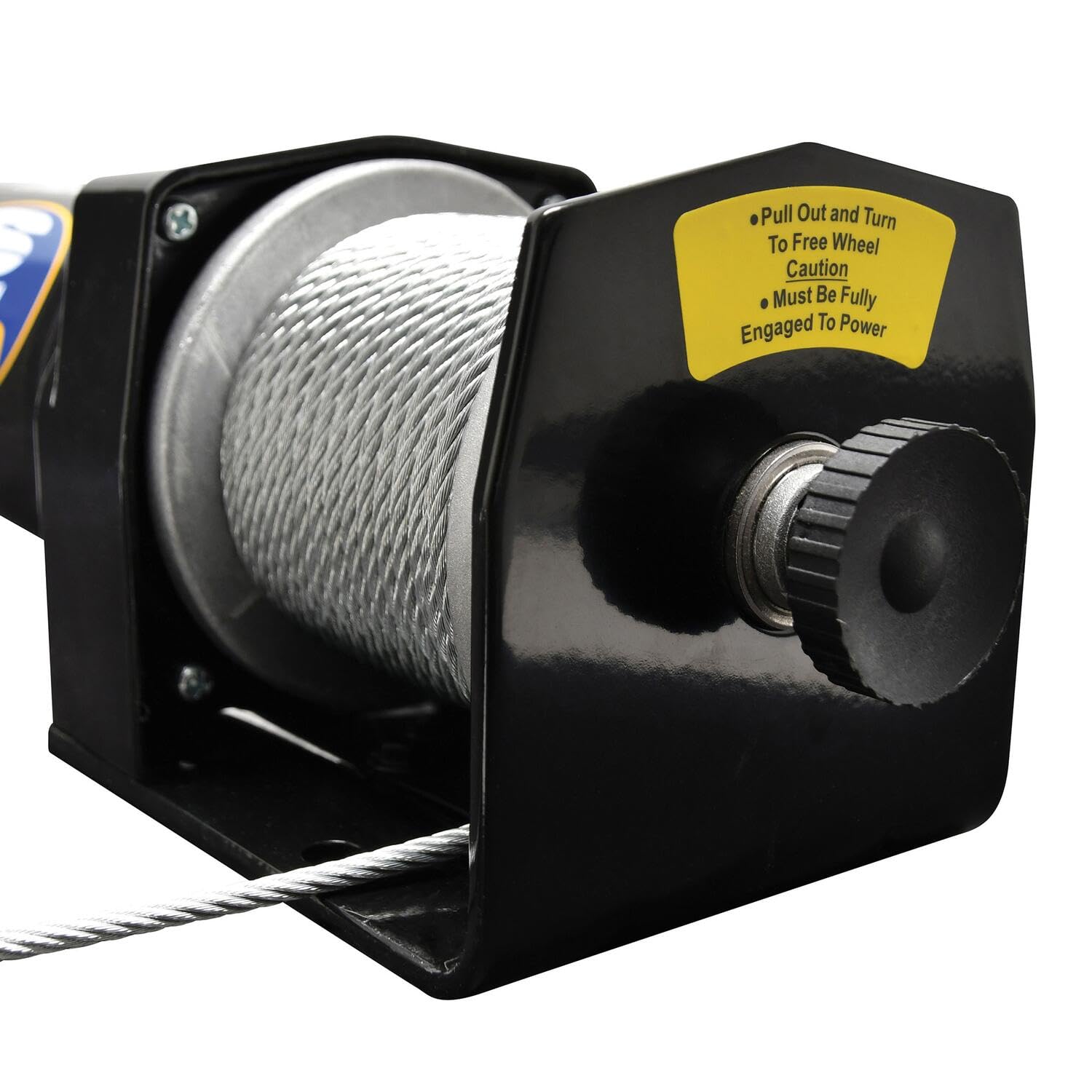 Superwinch 1120210 LT2000 12V DC Electric Winch 2,000lb/907kg Single Line Pull with Roller Fairlead, 5/16in. x 50ft. Steel Wire Rope, Corded Handheld Remote, Handlebar Rocker Switch