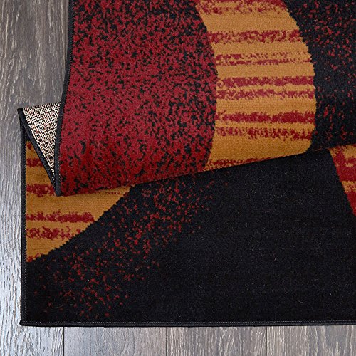 Home Dynamix Premium Indus Modern Area Rug, Black Multi, 5'2"x7'4" Rectangle