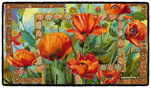 Brumlow Mills Garden Path Front Door Floral Area Rug, 1 ft 8 in x 2 ft 10 in, Rectangle