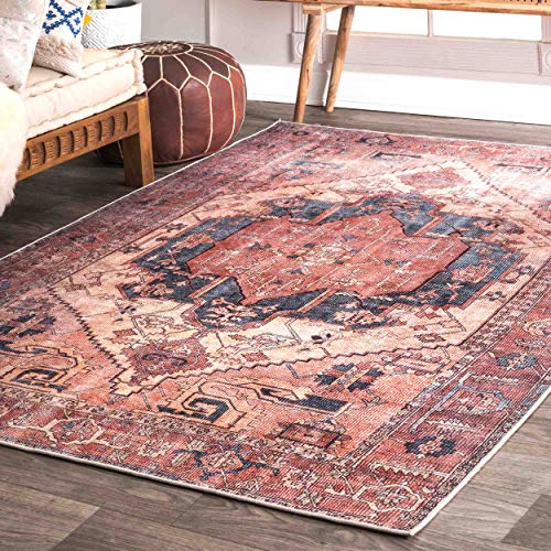 nuLOOM Leslie Persian Area Rug, 4' x 6', Peach