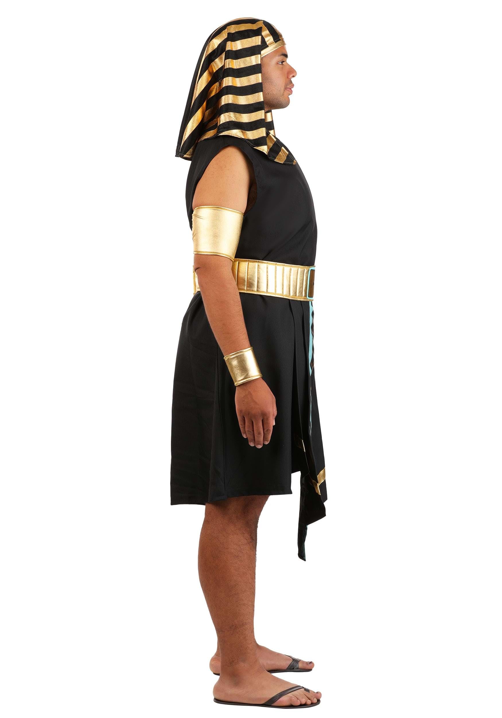 Fun Costumes Dark Pharaoh Costume - Plus Size Adult Egyptian Outfit - 2X - Black