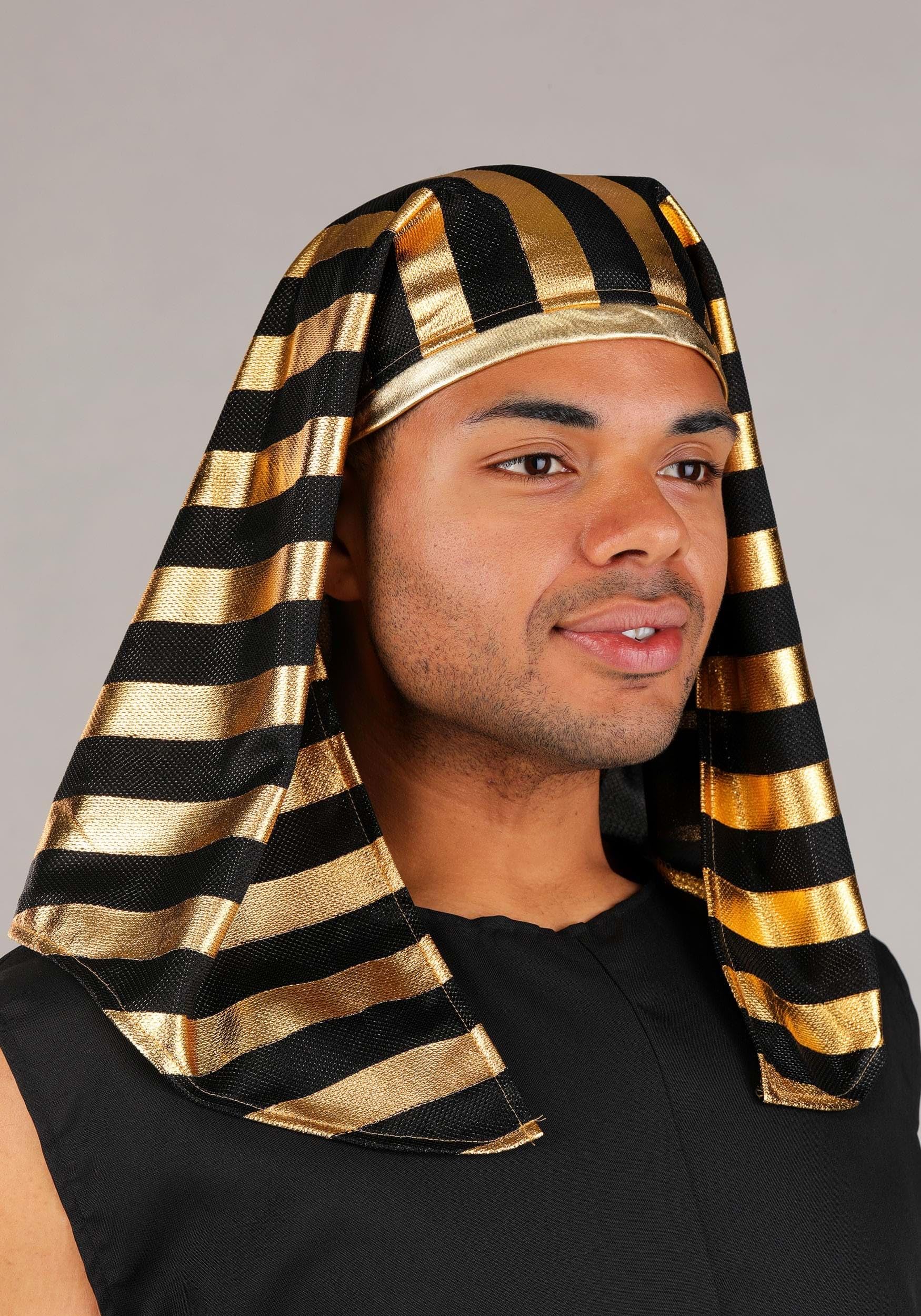 Fun Costumes Dark Pharaoh Costume - Plus Size Adult Egyptian Outfit - 2X - Black