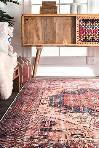 nuLOOM Leslie Persian Area Rug, 4' x 6', Peach