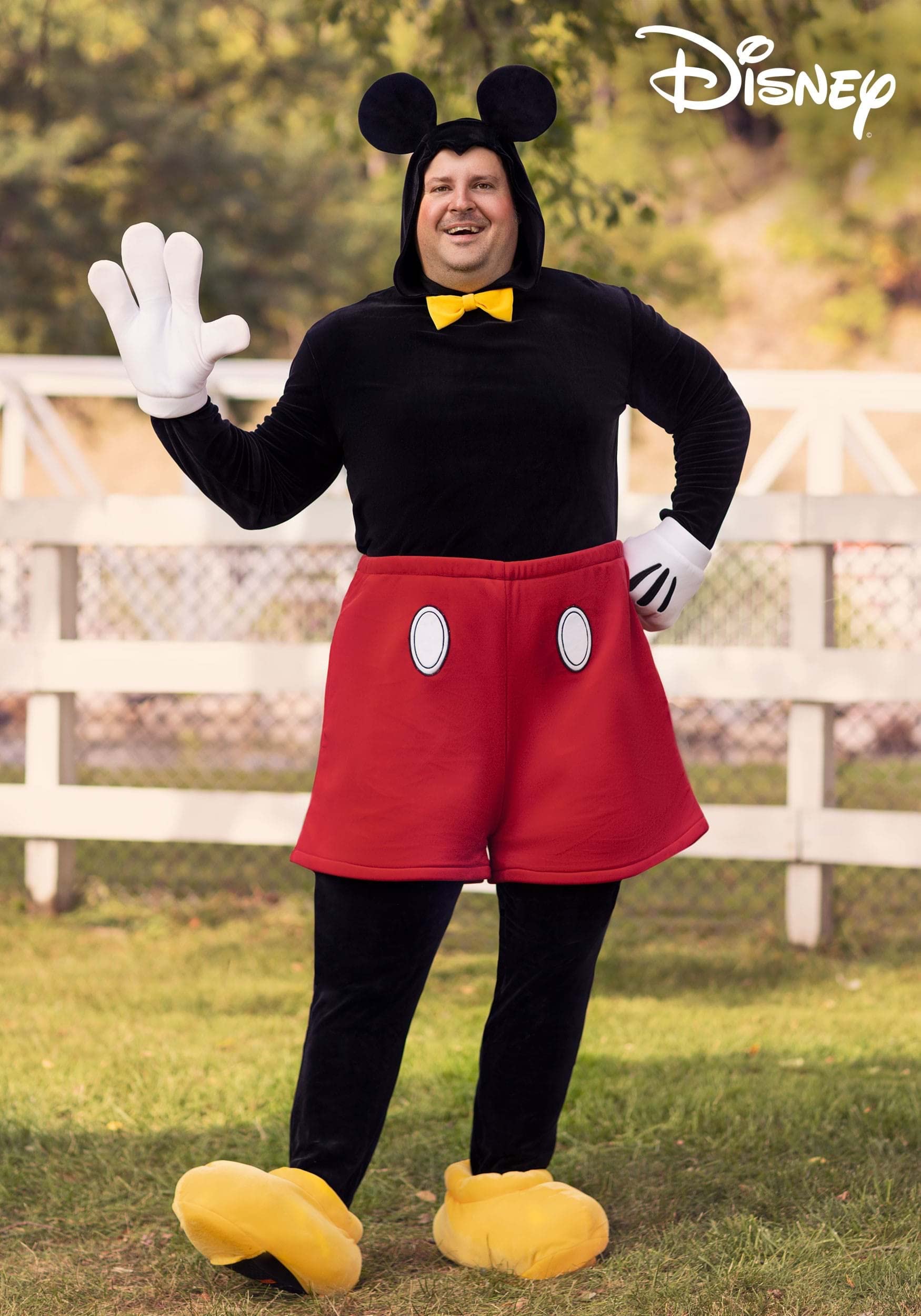 Fun Costumes Deluxe Disney Mickey Mouse Costume Adult Plus Size 2X Red