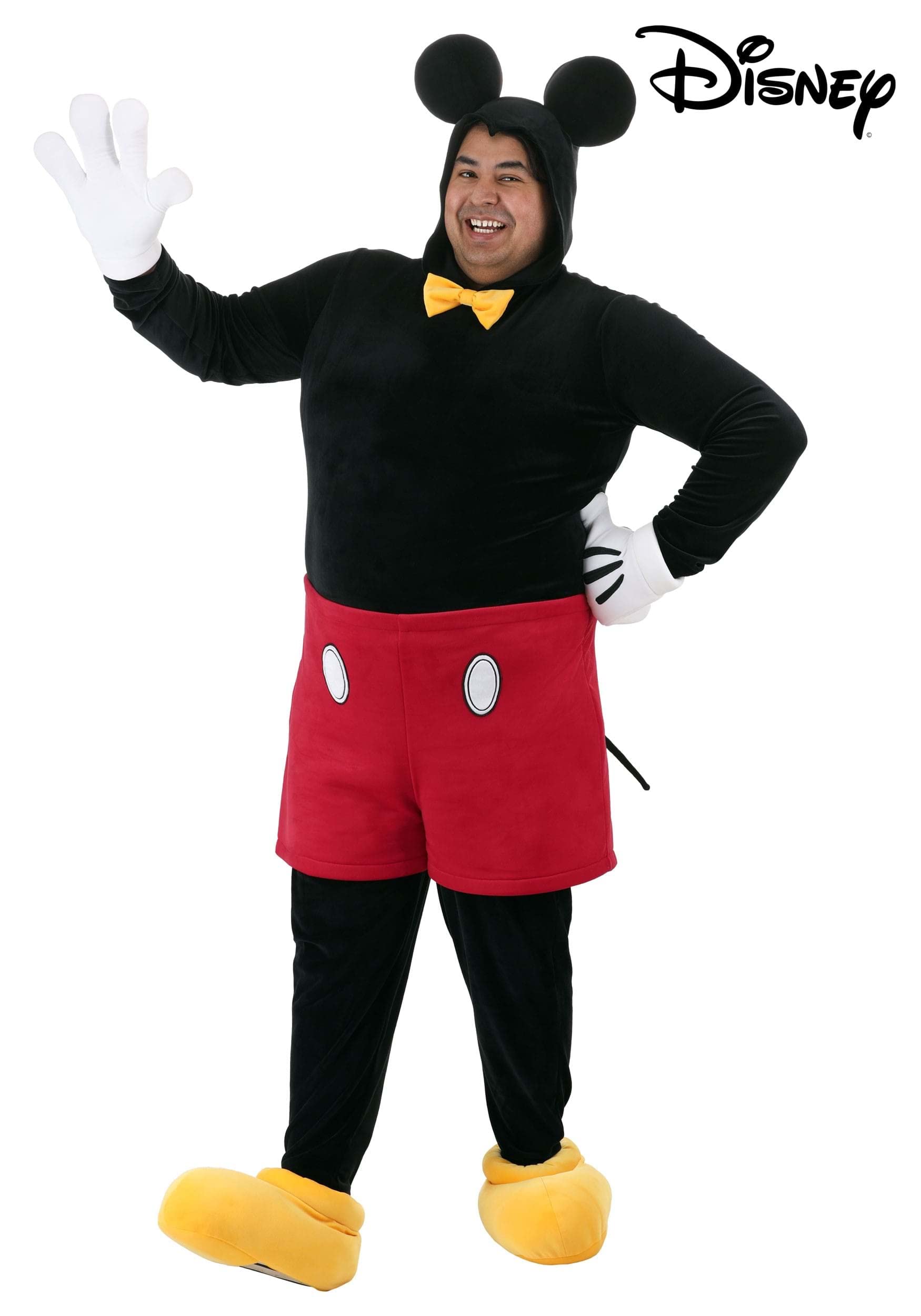 Fun Costumes Deluxe Disney Mickey Mouse Costume Adult Plus Size 2X Red