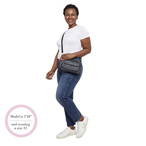 Baggallini womens Original RFID Everyday Crossbody Bag, Black, One Size US