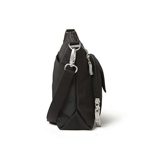 Baggallini womens Original RFID Everyday Crossbody Bag, Black, One Size US