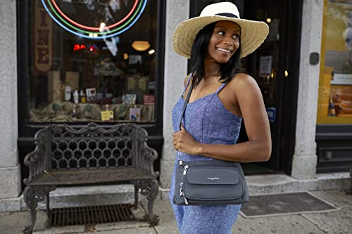 Baggallini womens Original RFID Everyday Crossbody Bag, Black, One Size US