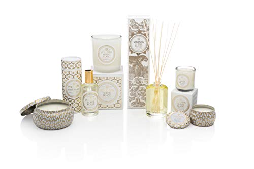 Voluspa Suede Blanc Classic Maison Candle, 100 Hour 12 oz