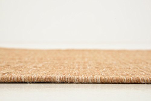 Unique Loom Modern Collection Distressed, Stripes, Helix, Vintage, Indoor and Outdoor Area Rug, 2 ft 2 in x 3 ft, Light Brown/Beige