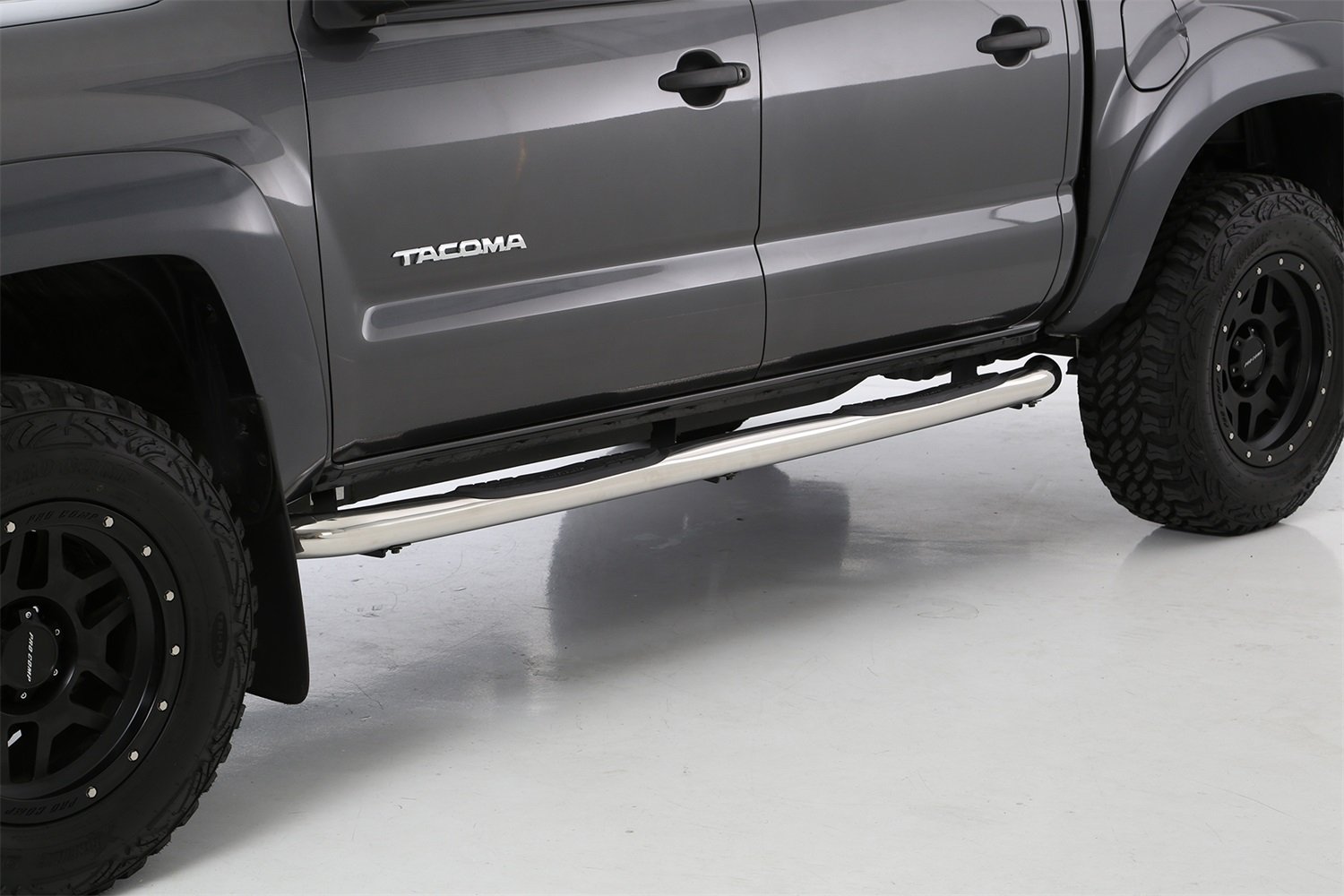 Smittybilt Sure Step 3 Diameter Side Bars (Stainless Steel) - TN1160-S4S"