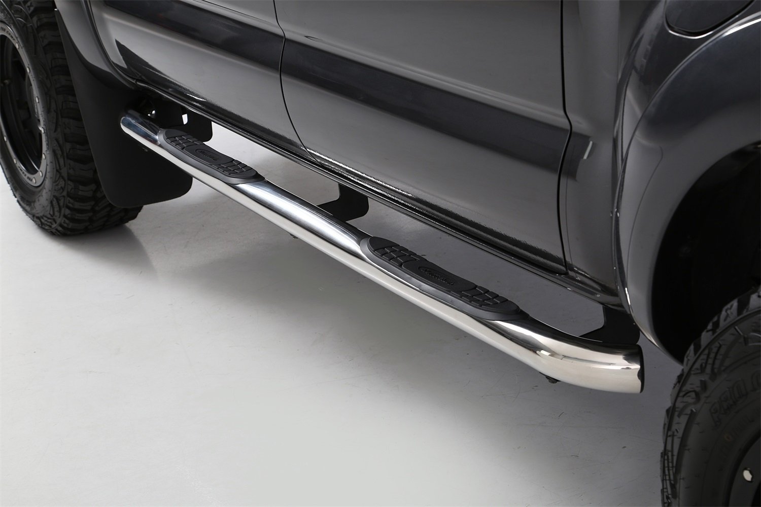 Smittybilt Sure Step 3 Diameter Side Bars (Stainless Steel) - TN1160-S4S"