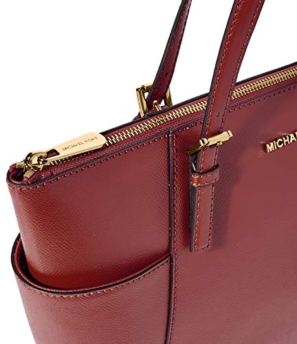 Michael Michael Kors Jet Set Top-Zip Tote (Brandy)