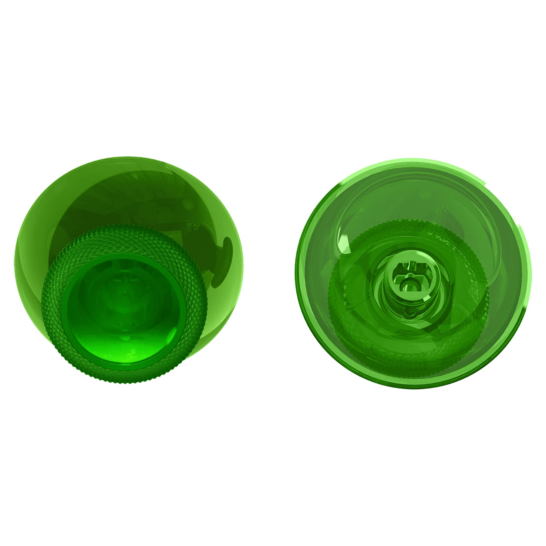 eXtremeRate Replacement Thumbsticks for Xbox Core Wireless Controller, Joysticks Repair Kit for Xbox Series X/S Controller, Custom Analog Stick Buttons for Xbox One S/X/Elite Controller - Clear Green
