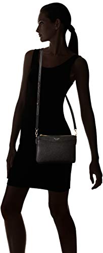 Kate Spade New York Women's Margaux Medium Convertible Crossbody Bag, Black, One Size