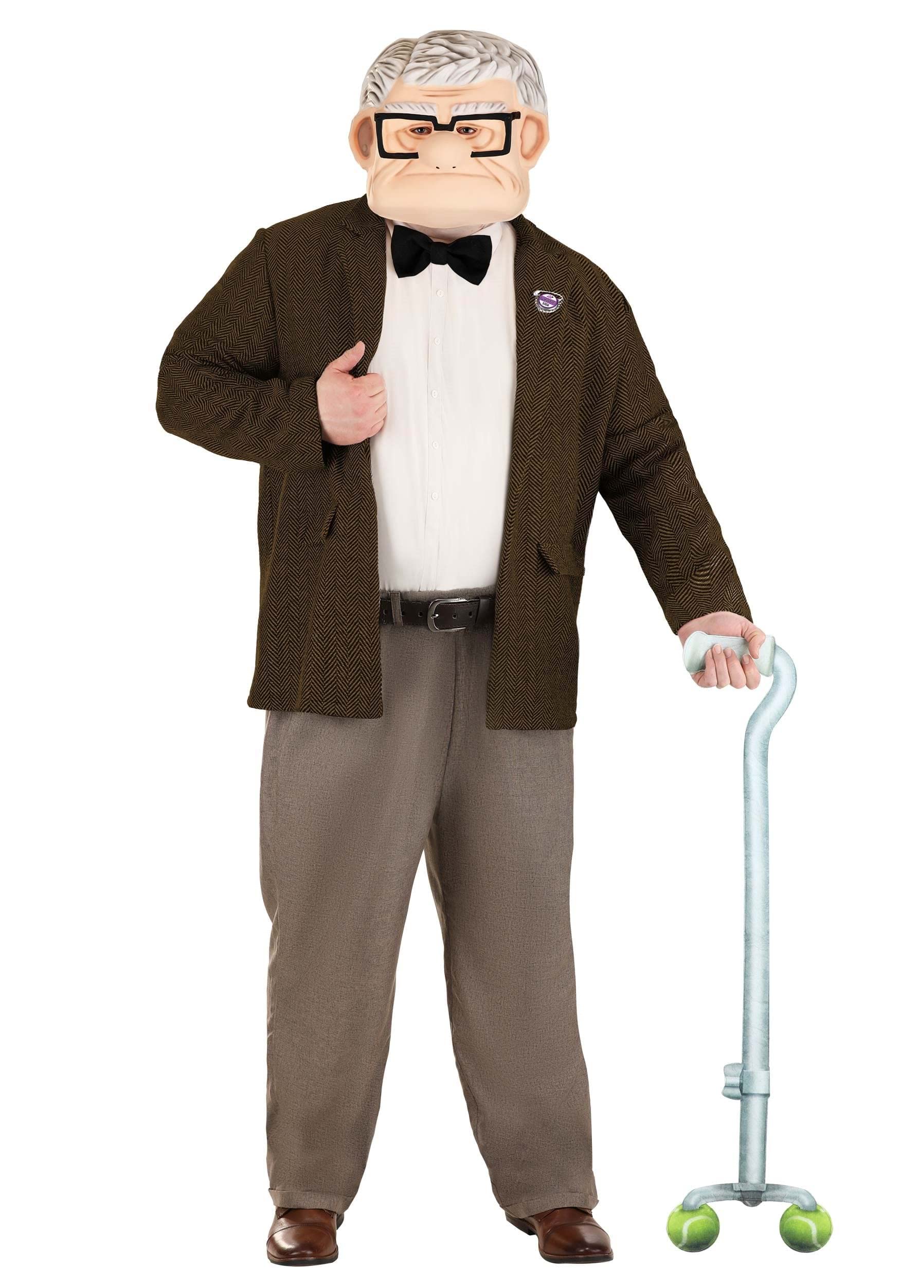 Fun Costumes Men's Carl Disney UP Plus Size - 3X Black