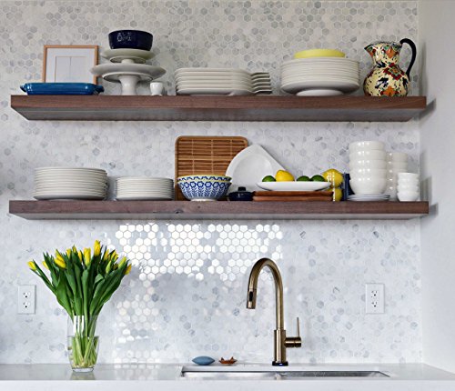 10" Long Heavy Duty Floating Shelf Hardware - for a 12" to 15" Shelf - Manufactured in USA