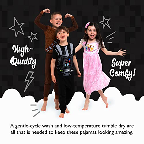 Minecraft Boys' Pajama Set, Beware of Dark, 8