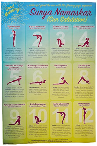 Yoga Sun Salutation Poster Print (24 x 36) (Unframed)