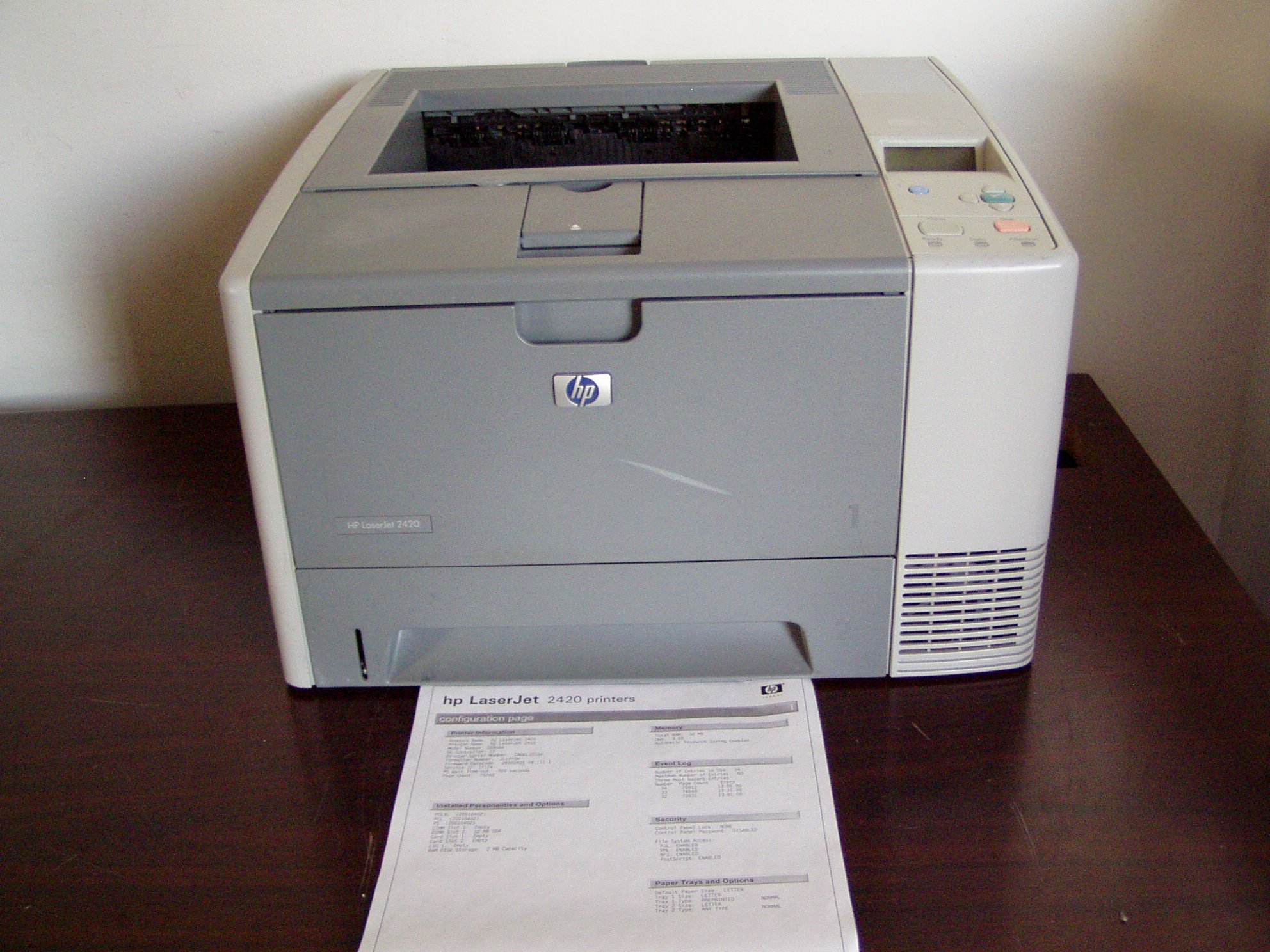 HP Laserjet 2420 Monochrome Printer