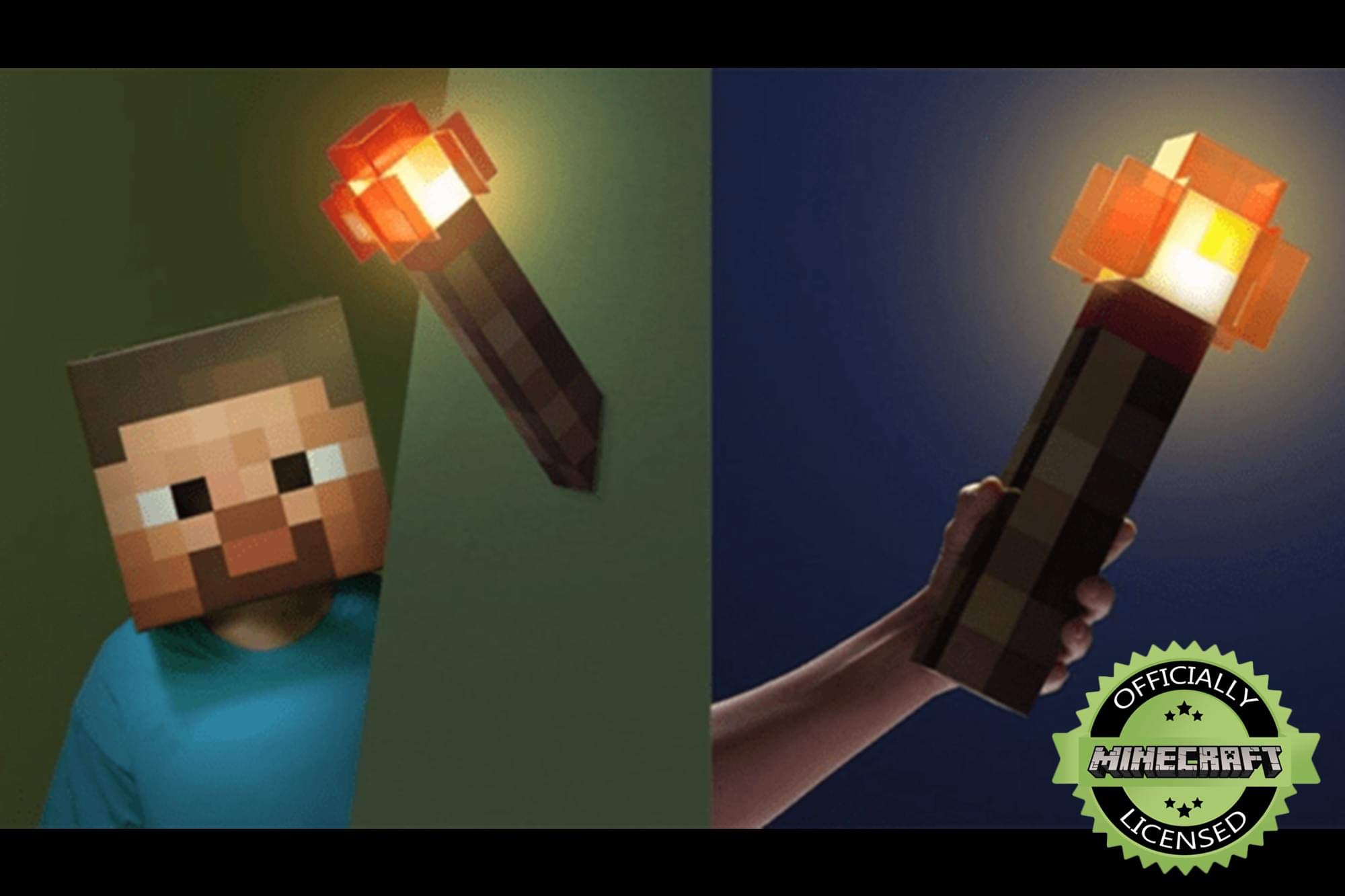 Minecraft Toys Redstone Torch 12.6 Inch LED Lamp | USB Rechargeable For Nightlight, Costume Cosplay, Roleplay