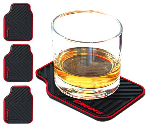 Triple Gifffted Silicone Drink Coasters, Cars Enthusiast, Car Lovers, Car Guys, Mens Birthday Gift Ideas, Gag Gifts For Men Who Have Everything, Women, Valentine's, Dad, Him, Father's Day, Christmas