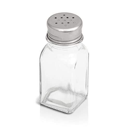 WHOLE HOUSEWARES | stainless steel salt and pepper shakers set | 6-Piece Pack | Best for Home Kitchen, Restaurants and Catering