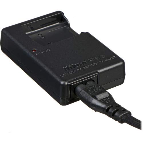 Nikon MH-66 Charger for EN-EL19 Coolpix S100 S3100 S3200 S3300 S3600 S3700 S4100 S4200 S4300 S5200 S5300 S6400 S6500 S6800 S6900 S7000 Digital Camera