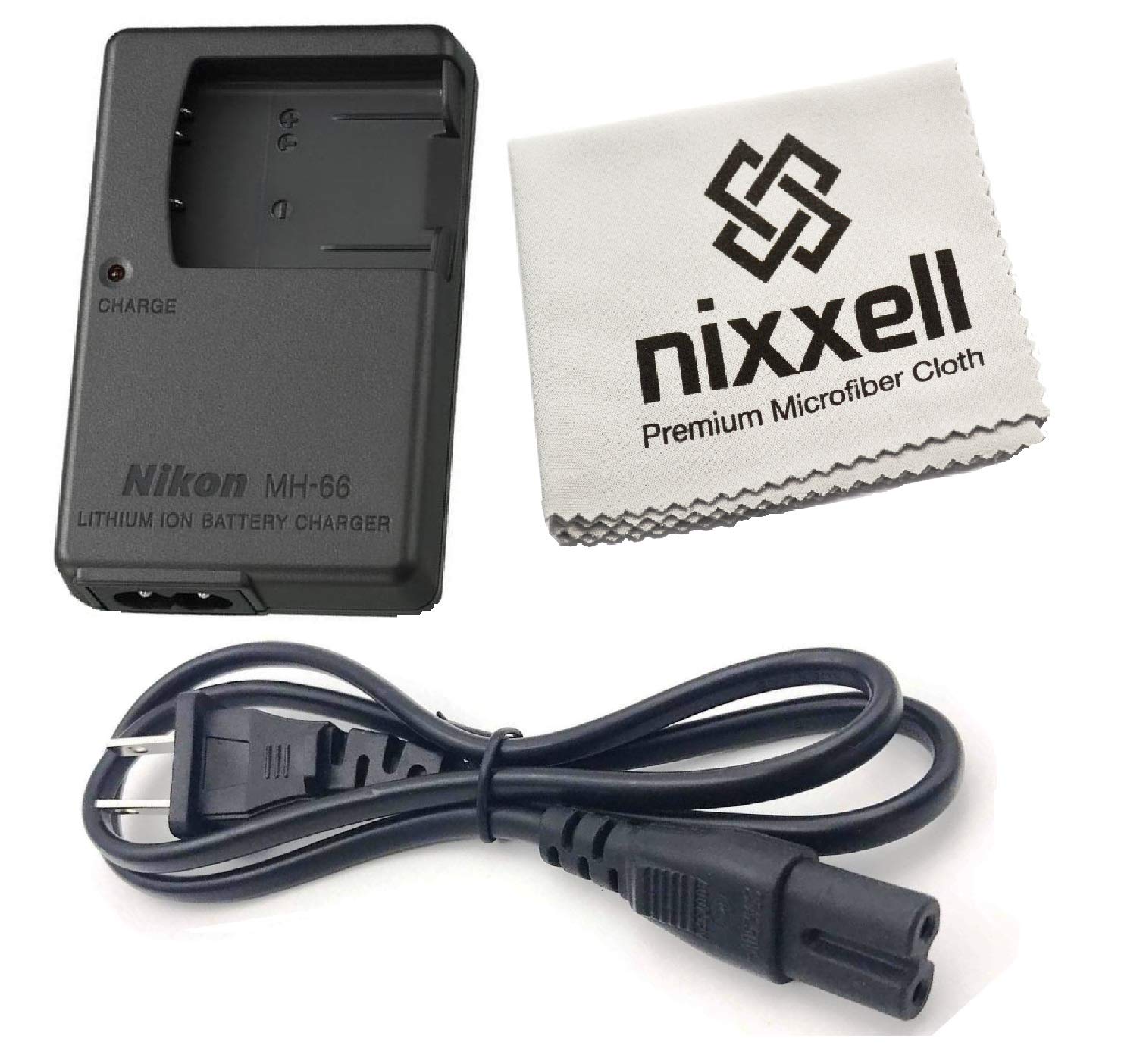 Nikon MH-66 Charger for EN-EL19 Coolpix S100 S3100 S3200 S3300 S3600 S3700 S4100 S4200 S4300 S5200 S5300 S6400 S6500 S6800 S6900 S7000 Digital Camera