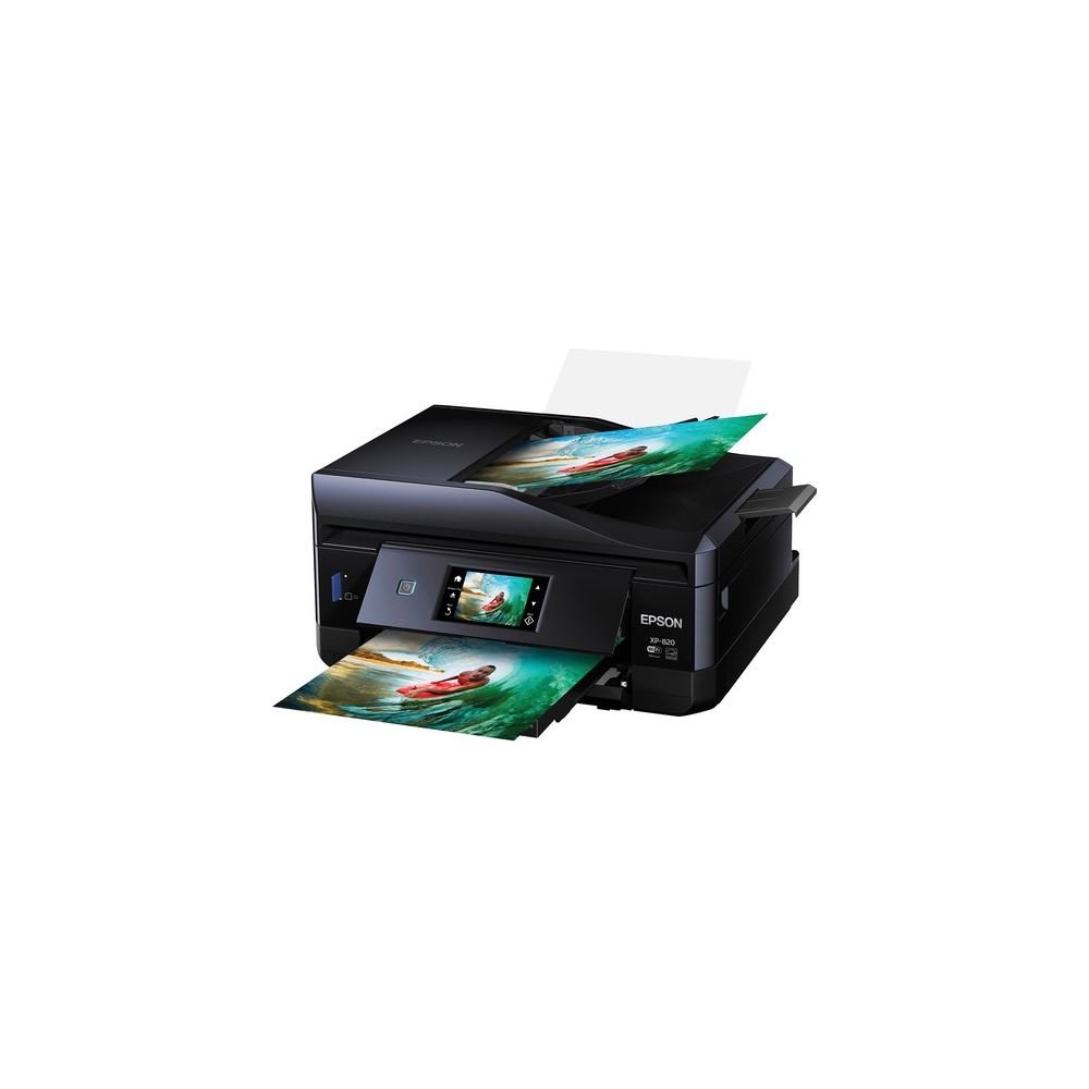 Epson Expression Premium XP-820 Wireless Color Photo Printer with Scanner, Copier and Fax