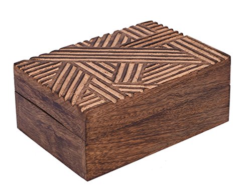 Handmade Wooden Jewelry Keepsake Box Storage Organizer Multipurpose Box Gift Boxes for Women