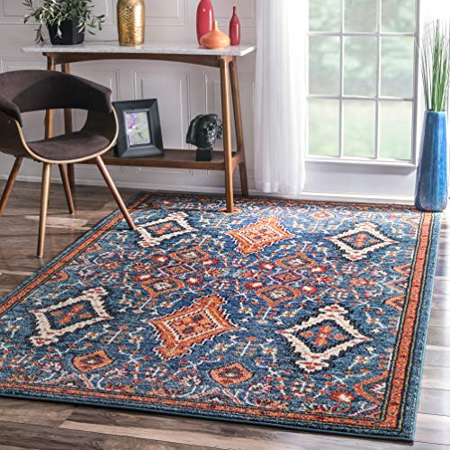 nuLOOM Elayne Diamond Area Rug, 10' x 14', Multi