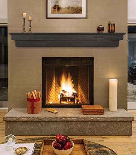 Pearl Mantels 497-60-20 Celeste Mantel Shelf, 60", Espresso Finish