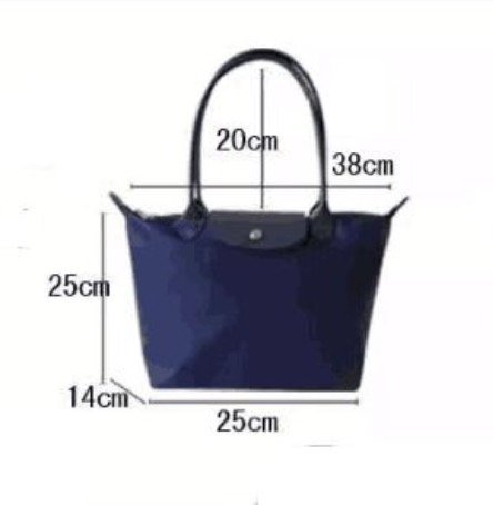 Longchamp Women's Le Pliage Sac Shopping Small Shoulder Bag, Black