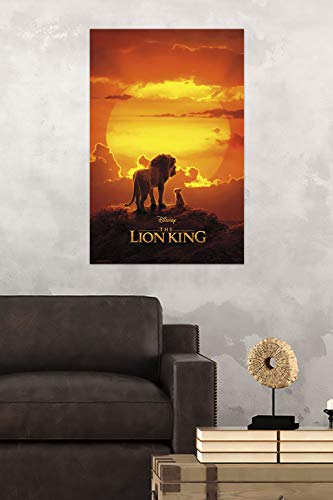 Trends International Disney The Lion King - Mufasa And Simba Wall Poster, 22.375" x 34", Unframed Version