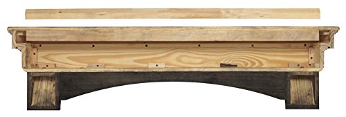Pearl Mantels 497-60-20 Celeste Mantel Shelf, 60", Espresso Finish