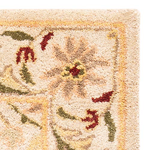 SAFAVIEH Antiquity Collection 2' x 3' Ivory AT14A Handmade Traditional Oriental Premium Wool Accent Rug