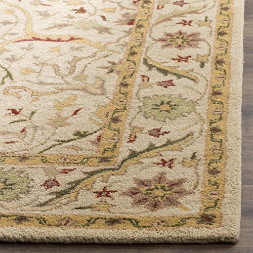 SAFAVIEH Antiquity Collection 2' x 3' Ivory AT14A Handmade Traditional Oriental Premium Wool Accent Rug