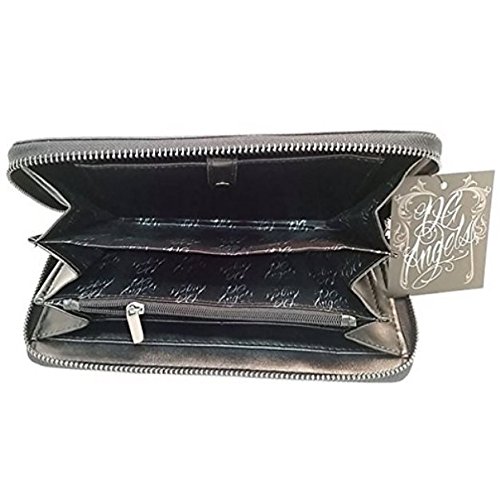 DGA Marilyn Monroe Day of the Dead Rockabilly Eye Candy Womens Clutch Zippered Wallet