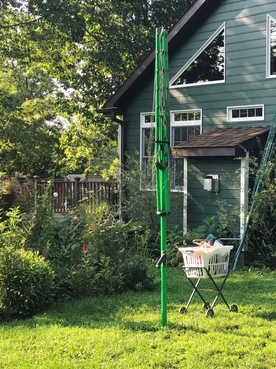 Breeze Dryer Large Rotary Hoist Clothesline with Folding Head