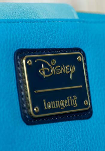 Loungefly x Lilo and Stitch Pineapple Stitch Chenille Snap Wallet, Blue, Standard