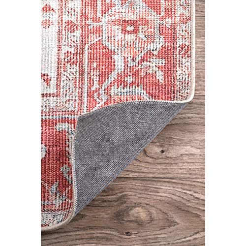 nuLOOM Ada Transitional Area Rug, 5' x 8', Pink Multi