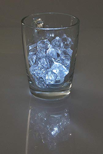 SAMYO Set of 12 Waterproof Wedding Submersible Battery LED Tea Lights Underwater Sub Lights- Wedding Centerpieces Party Decorate (White)