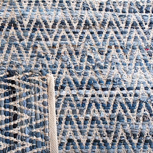 Safavieh Montauk Collection 5' x 8' Blue MTK423L Handmade Area Rug