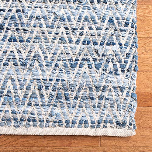 Safavieh Montauk Collection 5' x 8' Blue MTK423L Handmade Area Rug